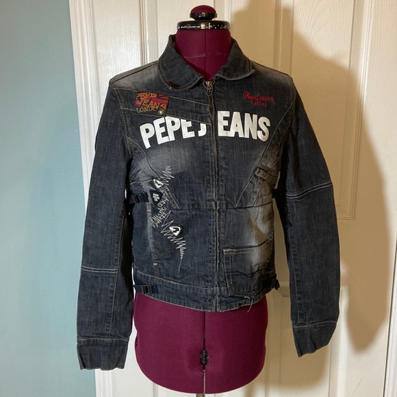 Pepe Jeans | Jackets & Coats | Vintage Pepe Jeans Denim Jacket Y2k ...